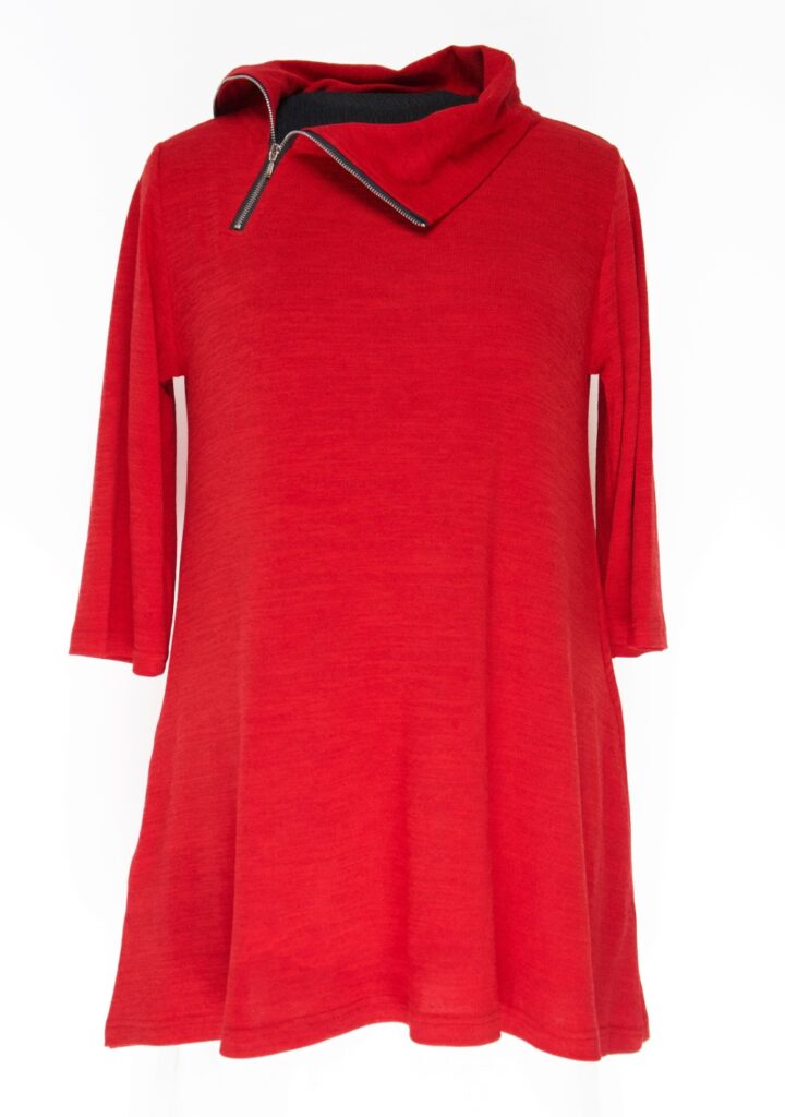 Beth Sweater Top Red | Babs Clothing
